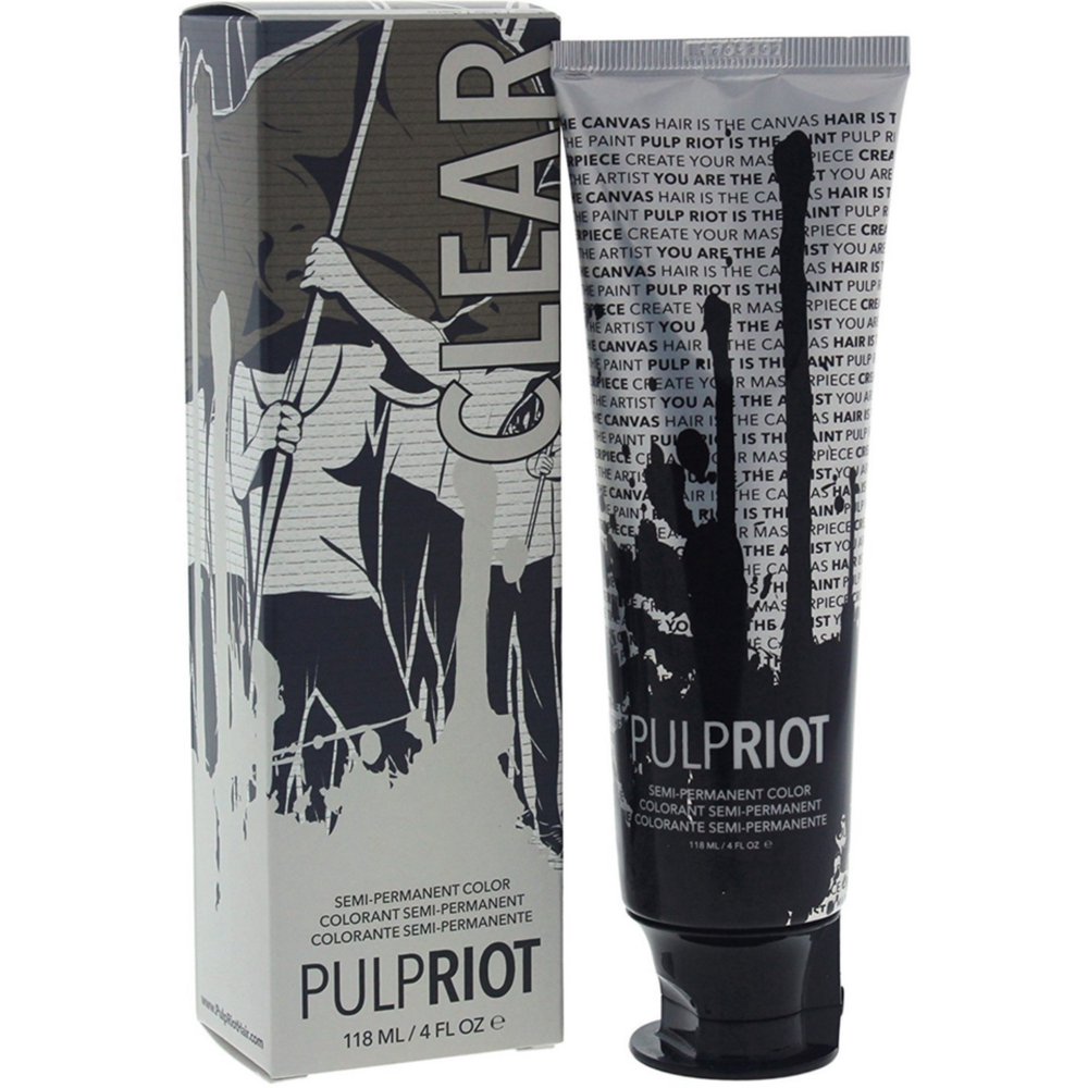 Pulp Riot Semi-Permanent Color Clear - Clear - 4 oz Hair Color ...
