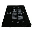 Witches Welcome Crescent Moon And Stars Coir Coconut Fiber Floor Mat ...