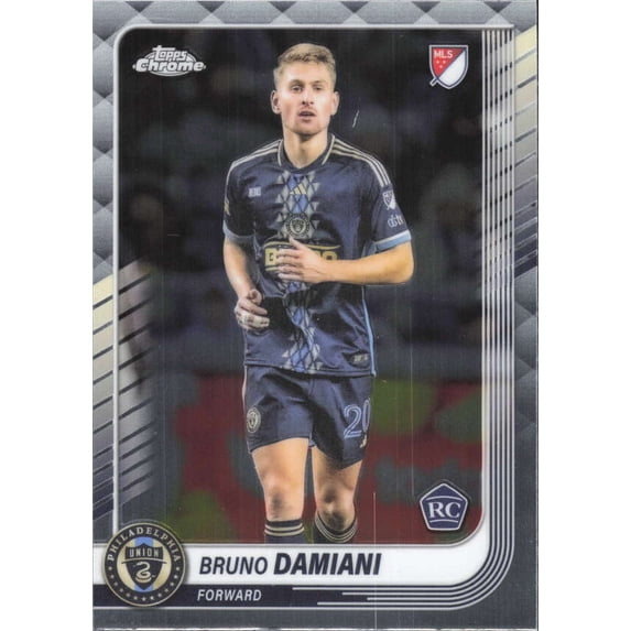 2025 TOPPS CHROME MLS #156 BRUNO DAMIANI RC PHILADELPHIA UNION ...