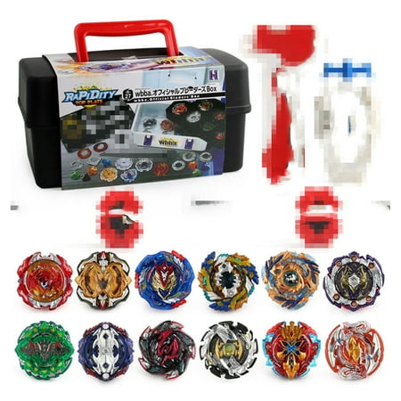 XD168-21 Alloy Burst Beyblade Gyro Set Toy with Storage Box | Walmart ...