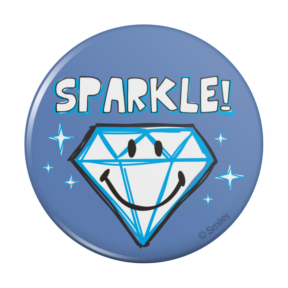 Sparkle Diamond Smiley Face Wedding Anniversary Officially Licensed ...