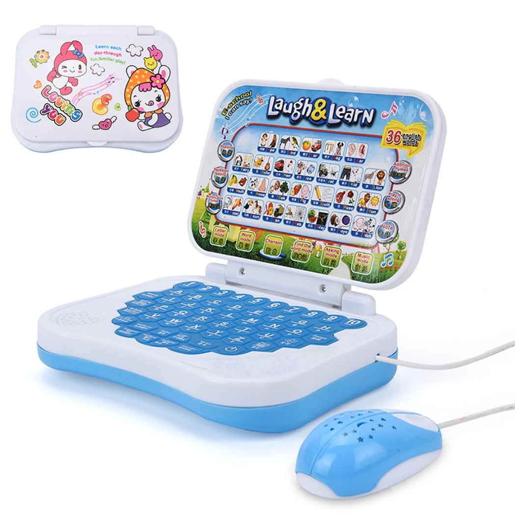 Learning Laptop Foldable Mini Early Education Toy Learning Machine for ...