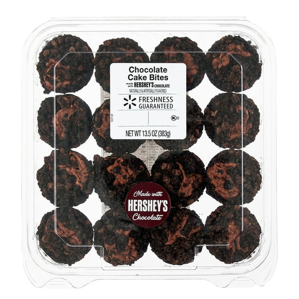 Freshness Guaranteed Chocolate Mini Cake Bites, 13.5 oz, 16 Count ...
