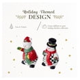 Christmas Tree Snowman Salt & Pepper Shaker Set (2-Piece)- Holiday ...