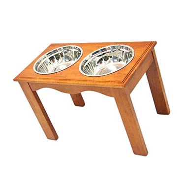 Adjustable Raised Elevated Diner Dog Dishes Makes Feeding Time More ...