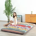 Portable Maxyoyo Boho Twin Floor Mattress Foldable Japanese Style