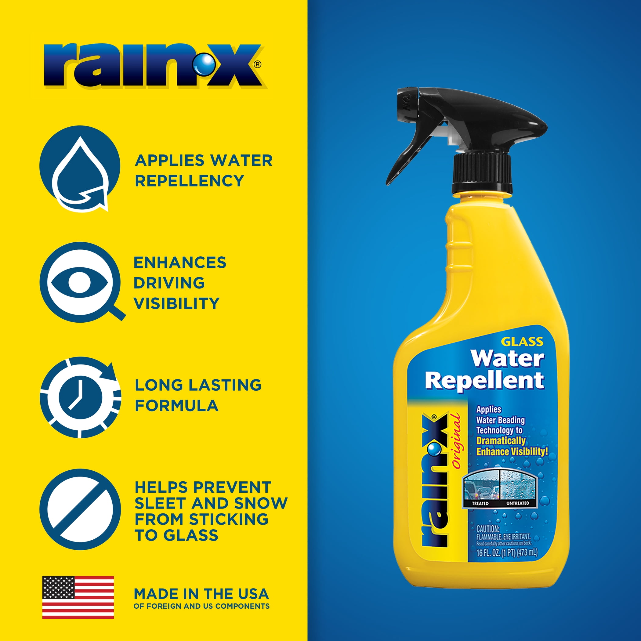 Rain-x Original Glass Treatment, 16oz - 800002250W - Walmart.com Rain-x Original Glass Treatment, 16oz - 800002250W - Walmart.com