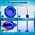5 Gallon Water Jug Caps Reusable 5 Pack Blue Lids for Dispenser Hygiene ...
