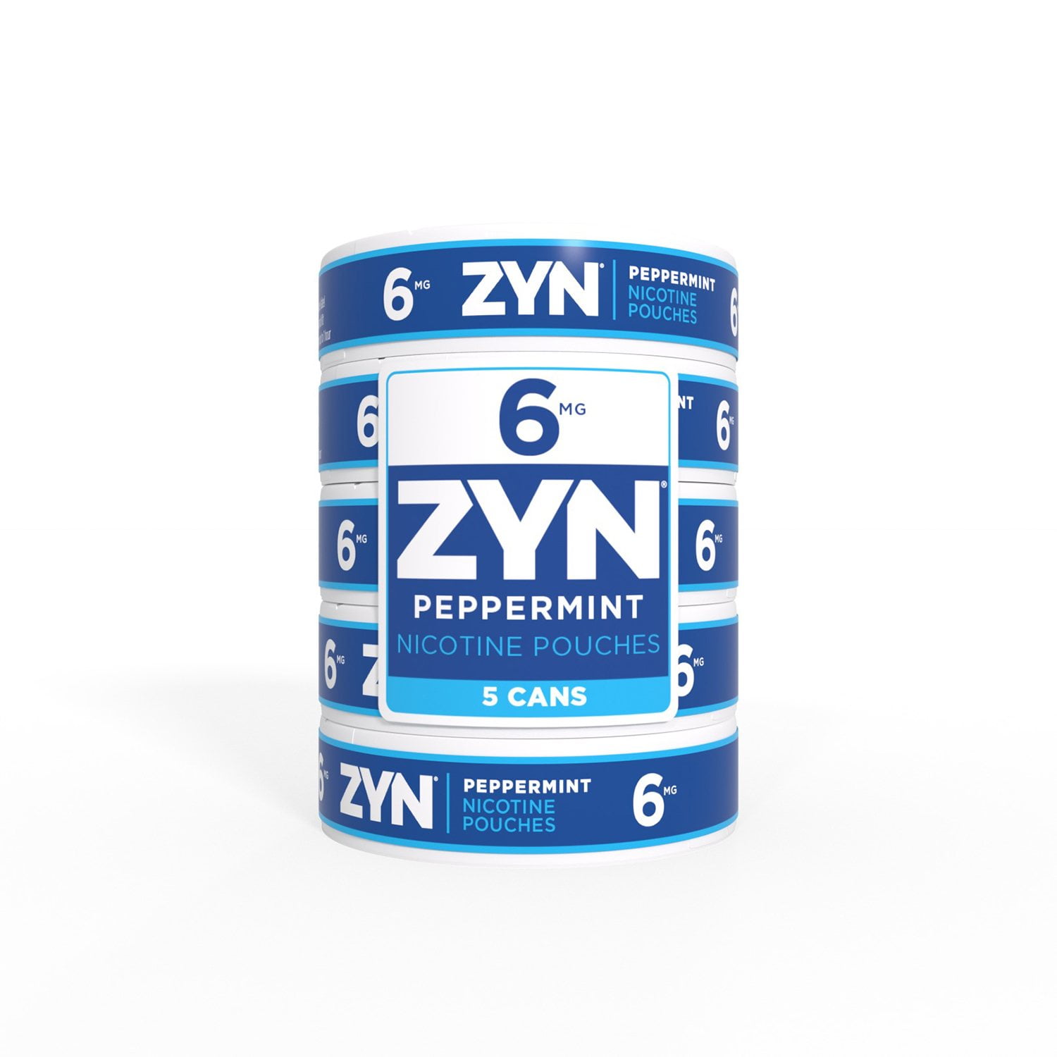 Zyn Oral Tobacco, Peppermint, 6 mg, 5-can roll - Samsclub.com