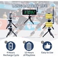 Battery Powered Wireless Laser Timer for Sprints Race Clock Running ...