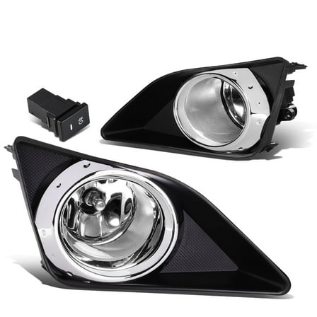 DNA Motoring For 09-11 Toyota Yaris Hatchback Yellow Lens Bumper Fog ...
