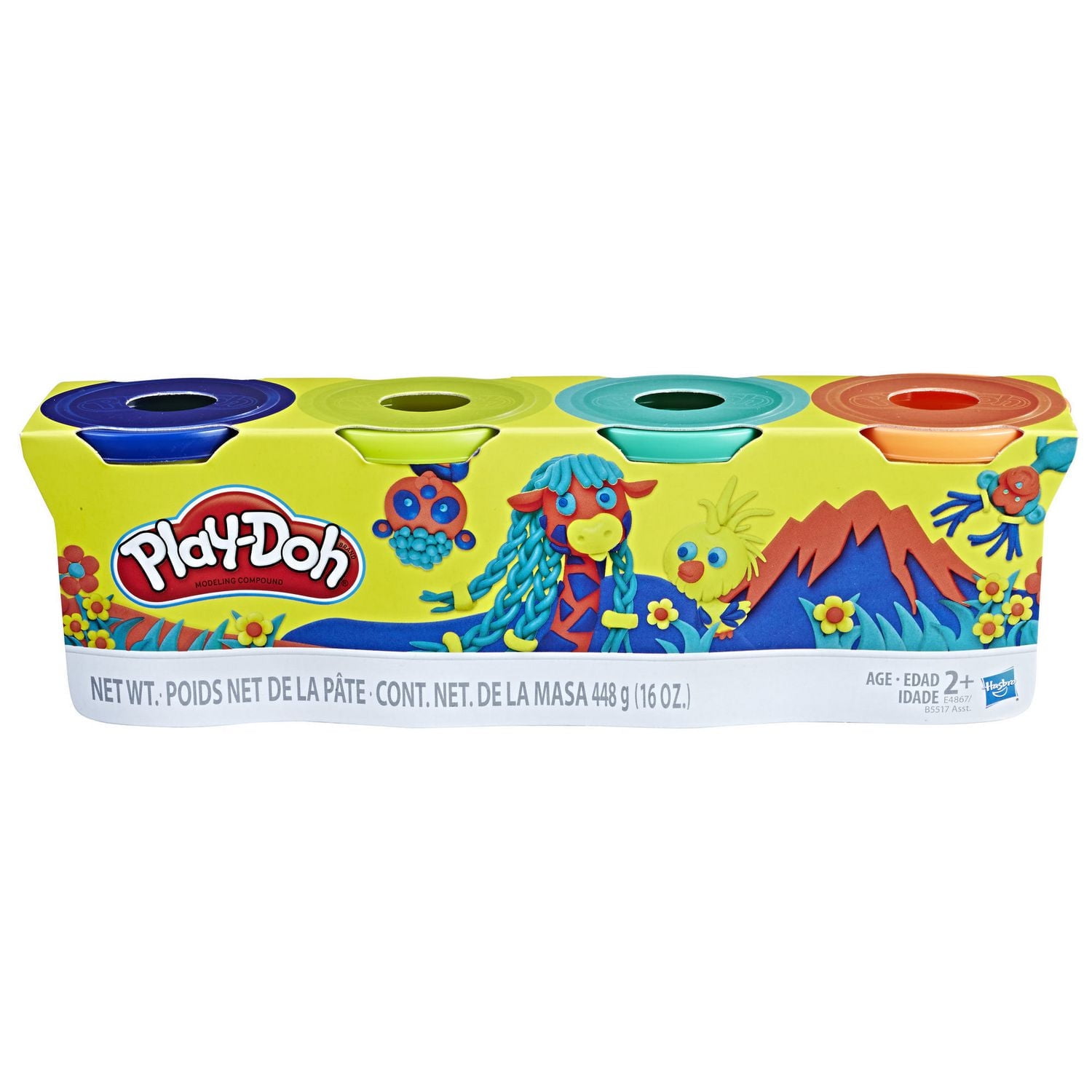 Click here for Hasbro Play-Doh 4-Pack 4 Oz. Modeling Compound Can... prices