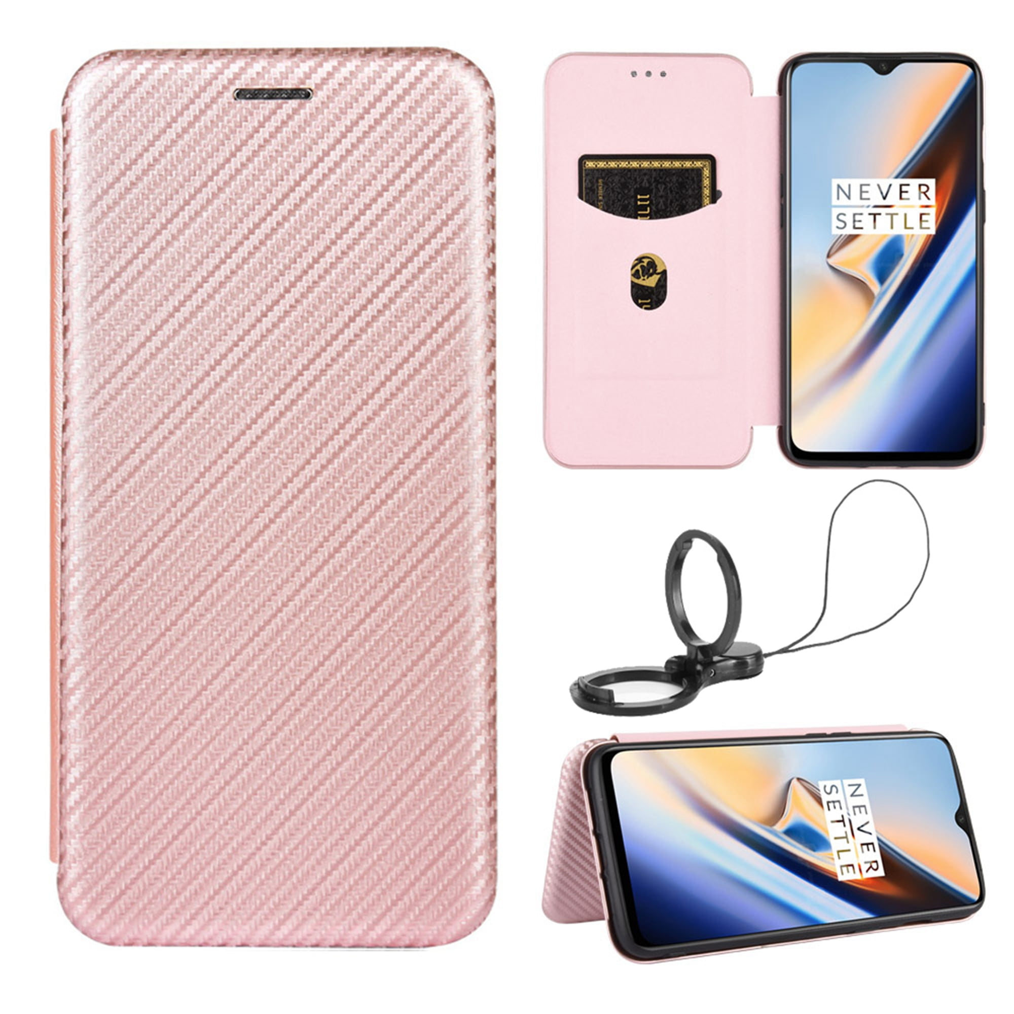 Dteck Folio Case For OnePlus 7T with Portable Stand, Magnetic ...