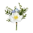 Artificial Silk Bouquet for Home Decor | 10.63in Plastic Fake Flowers ...