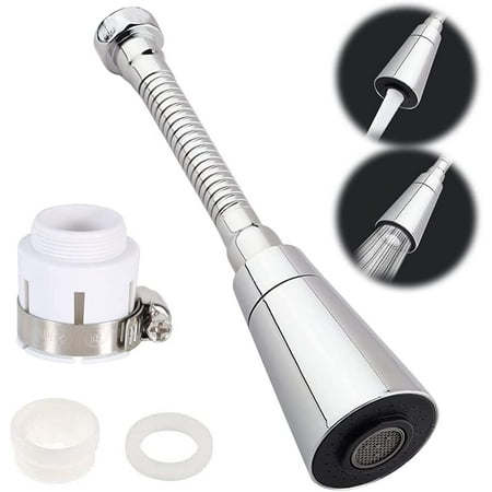 360 Degree Rotating Faucet Aerator, Water Saving, Ventilated Spray and ...