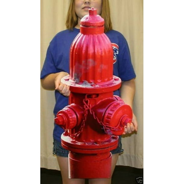 Red Fire Hydrant Metal Wall Hanging Sign : 34" x 15" - Walmart.com ...