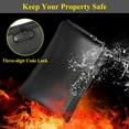 KANCOKIT Fireproof Document Money Bag with Lock, 14x10" Waterproof Safe ...