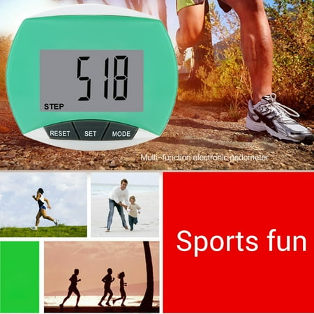 Walking Step Counter With Belt Clip Pedometer Walking Step Counter With ...