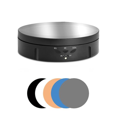 Electric Rotating Display Stand Revolving Base Turntable Video Shooting ...