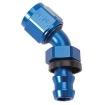 Russell Performance -6 AN Twist-Lok 45 Degree Hose End (Black ...