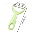 Stainless Steel Fruit Vegetable Peeler, Ergonomic Y Shape Potato Apple ...