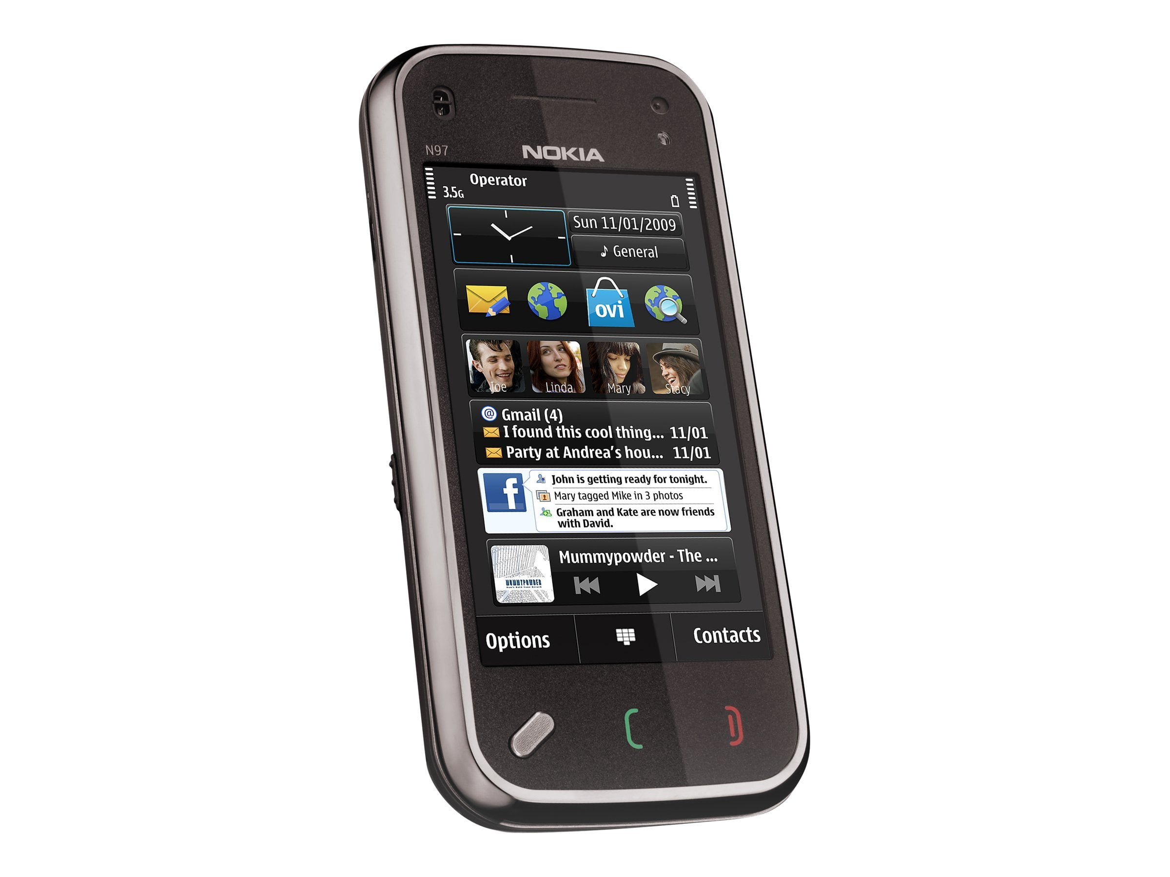 Nokia N97 Black Back