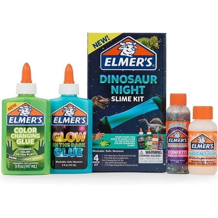 Click here for Elmers Dinosaur Night Slime Kit  Color Changing An... prices