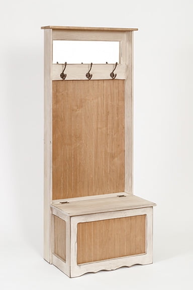 Furniture Barn USA™ Primitive Rustic Country Hall Bench - Walmart.com