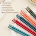 Chopsticks Set 5 Pairs Reusable Plastic Chopsticks Bpa-free Dishwasher ...