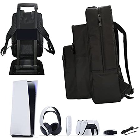 Travel Carrying Case Portable Storage Bag Backpack for Playstation 5 ...