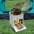 OPTUTUS Collapsible Camping Stove, Stainless Steel 304# Grill, Small ...