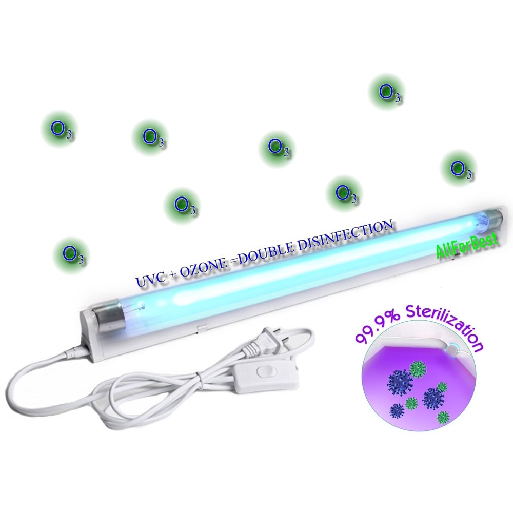 ALLFORBEST UVC Light Sanitizer, with Ozone to Get Double Sterilizing ...