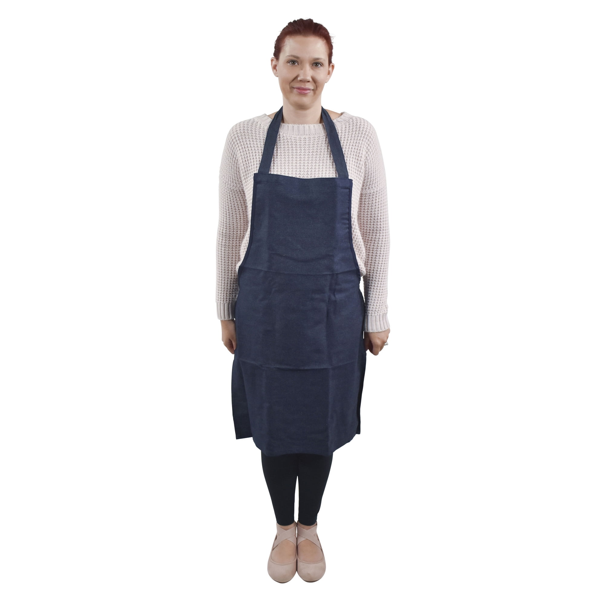 School Smart Heavy Duty Denim Adult Apron, 31 x 20 Inches - Walmart.com