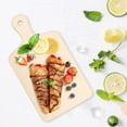 16 Pack Unfinished Wood Cutting Boards with Handle, Wooden Paddle ...