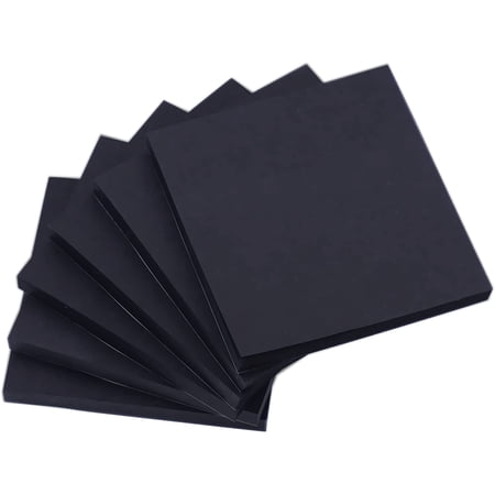 Black Sticky Note Pads,Sticky Notes 6 Pads 3 X 3 Inch 100 Sheets/Pad ...