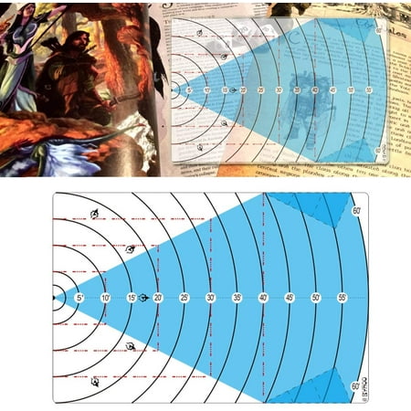 Byhoo Spell AOE Damage Template DND Area Effect Markers Upgraded 60ft ...