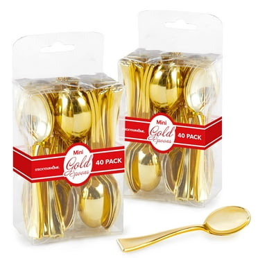 3000-Count 4 Inch Plastic Gelato Tasting Spoons Green Color | Mini ...