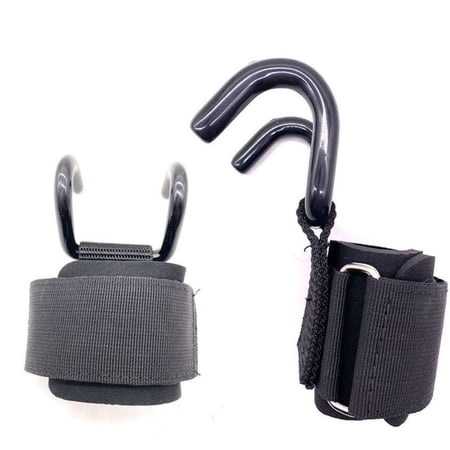 TILIYHELLO Weightlifting Bar Hook For Training Gym Deadlift ...