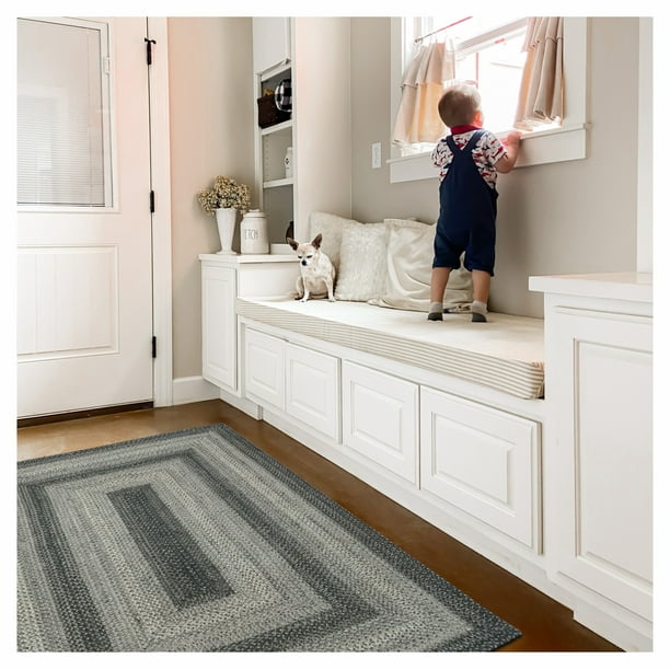Homespice Flint Hill Braided 5x8' Rug Perfect Rectangular Braided Rugs ...