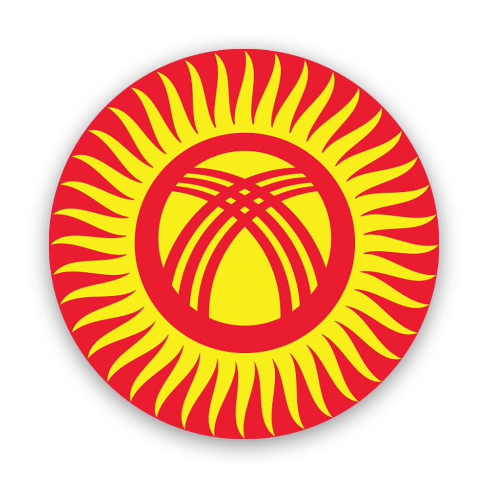 Armed Forces of the Republic of Kyrgyzstan Roundel Sticker Decal - Self ...