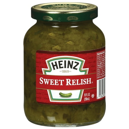 Heinz Sweet Relish 10 fl. oz. Jar - Walmart.com