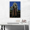ARTCANVAS Georgian Woman Wearing a Lechaki Canvas Art Print by Niko ...