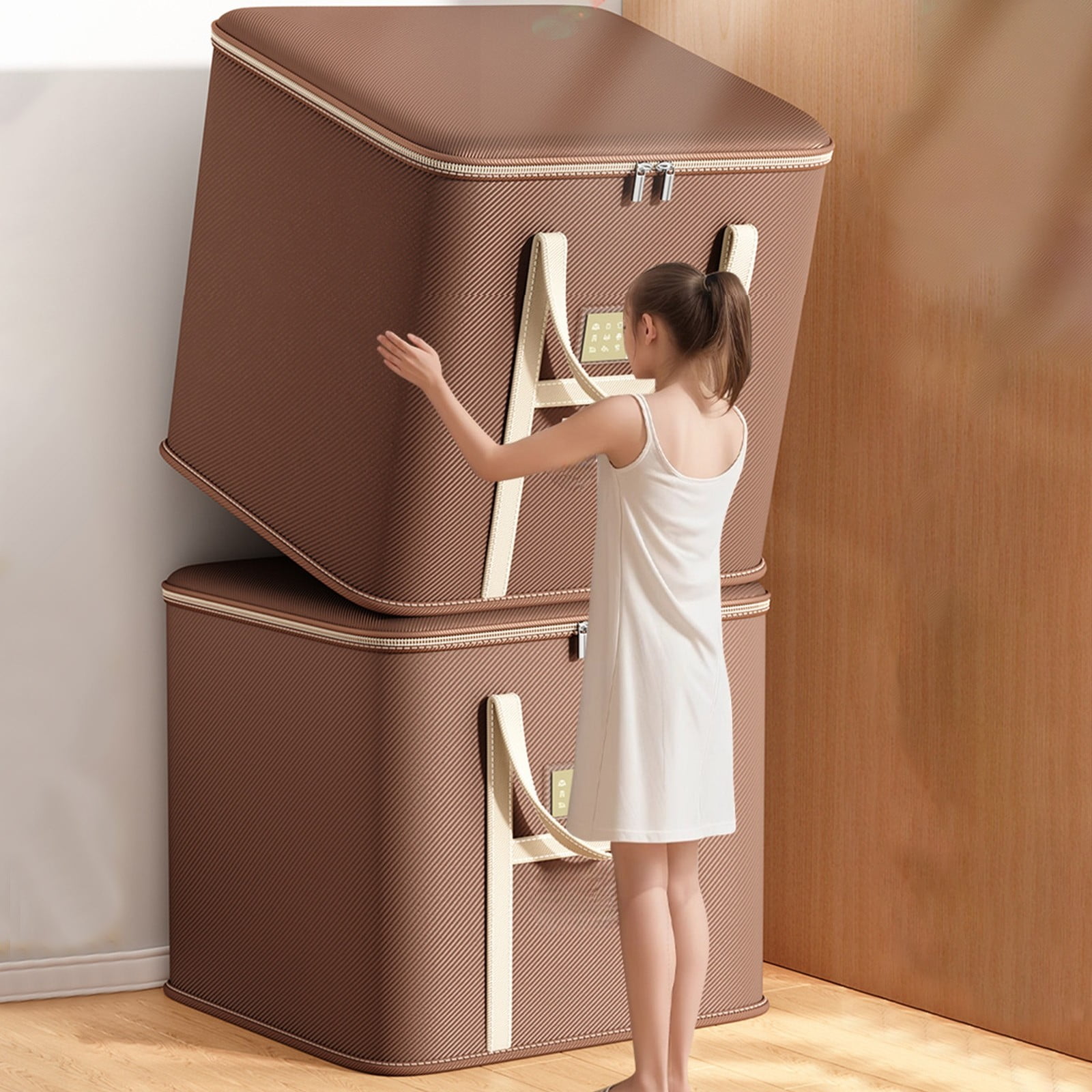 Click here for Hwuxmo Large Cotton Quilt Storage Bag  Bedroom Clo... prices