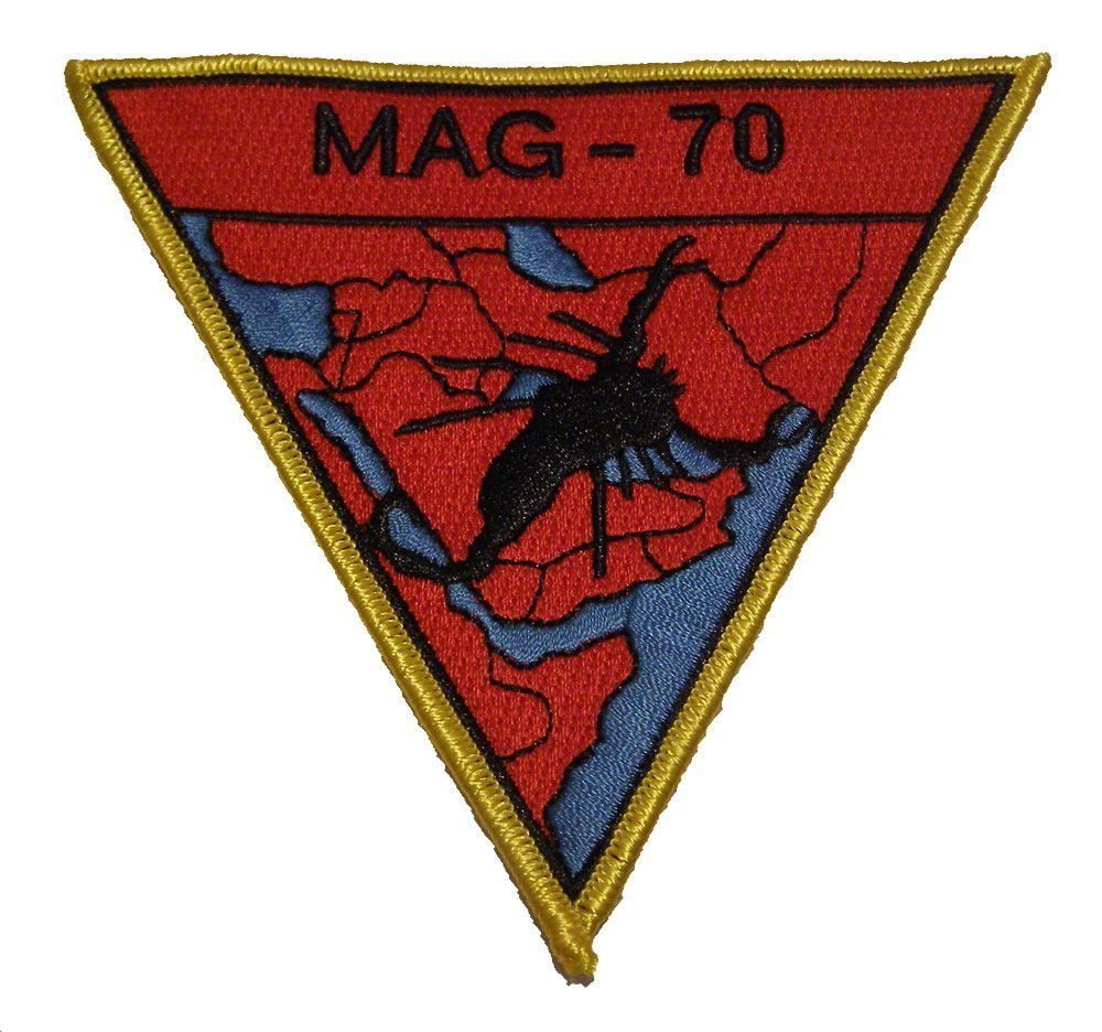 MARINE AIR GROUP MAG 70 OPERATION IRAQI FREEDOM OIF SCORPION PATCH USMC ...
