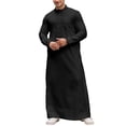 Long-Sleeved Embroidered Men's Thobe, Arabic-Style Middle Eastern ...