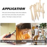 Creative Bone Shape Ballpoint Pens with PP Material for Students Beige ...