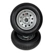 2-Pack Trailer Tire on Rim ST205/75R15 TrailQuest LRC Radial 6 Ply 5 ...