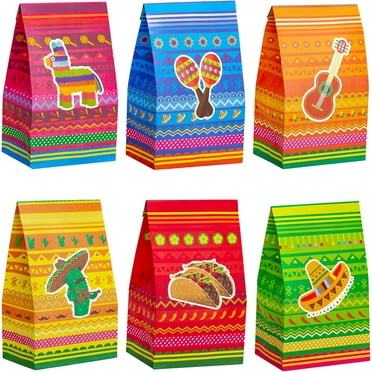 24 Pack Party Favor Boxes, Mexico Cactus Gift Treat Bags, Gable Boxes ...