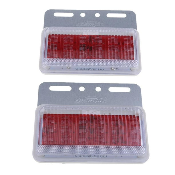 RED Rear Side Marker Signal Blinker Corner Parking Light Lamp Red Light ...