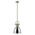 Duncan Small Pendant with Rod in Black with a Matte Black Shade ...